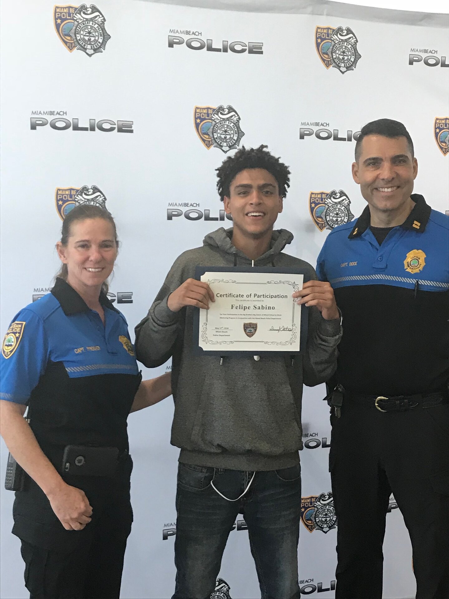 Coral Gables Police Partner In ‘bigs In Blue’ Mentoring Program